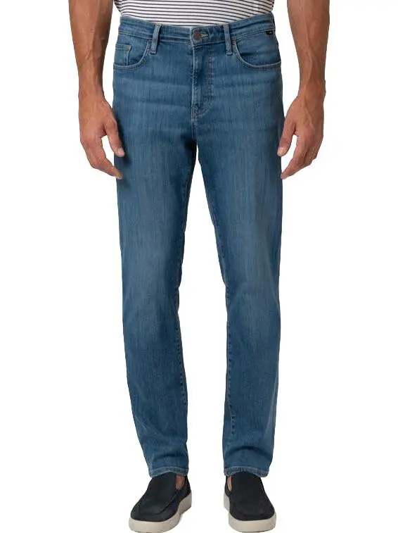 MAVI Steve Athletic Slim Fit Jeans - Mid Brushed Supermove