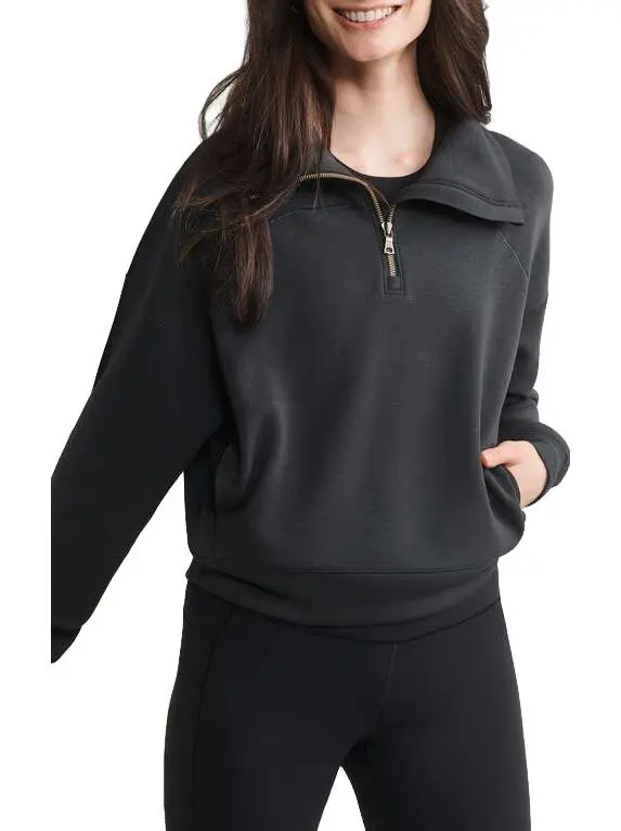 RHONE Dreamglow Half Zip Pullover - Black