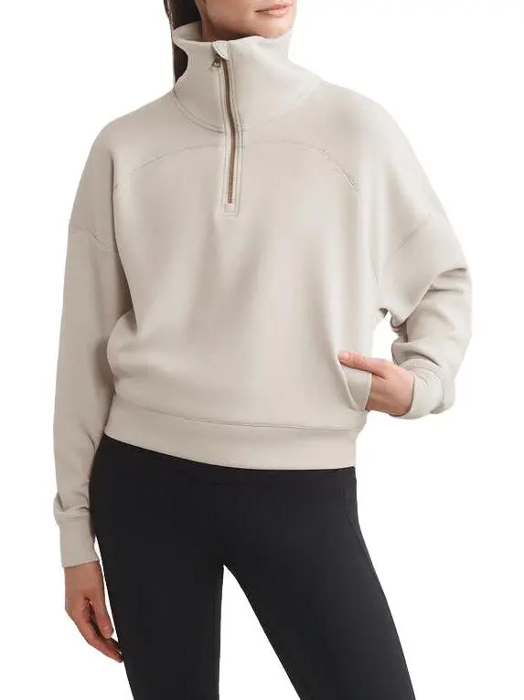 RHONE Dreamglow Half Zip Pullover - Sand