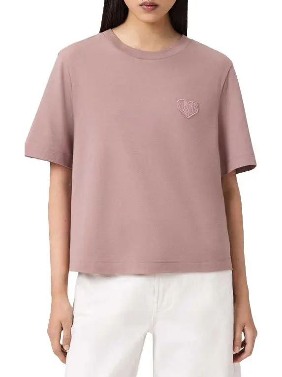 ALLSAINTS Lover Lisa T-shirt - Dusty Lilac