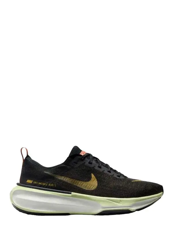 Nike Zoomx Invincible Run 3 Sneakers - Black/olive Aura/amber Brown