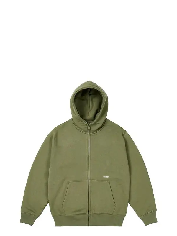 PALACE 5g Zip Hood - The Deep Green
