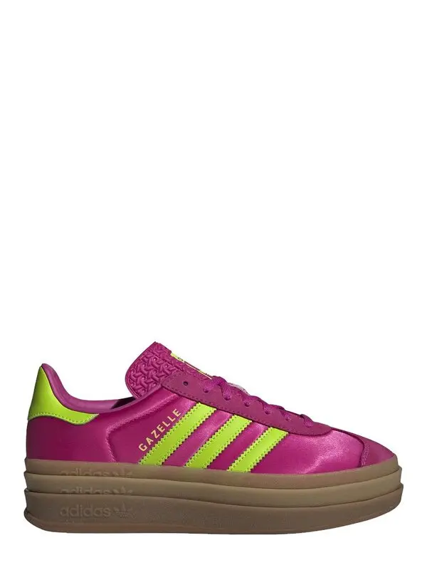 Adidas Gazelle Bold Sneakers - Semi Solar Slime/lucid Fuchsia