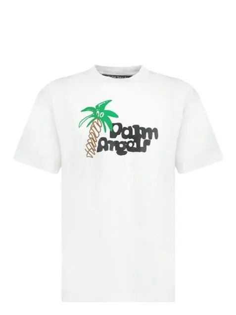 Palm Angels Sketchy Logo T-shirt - White