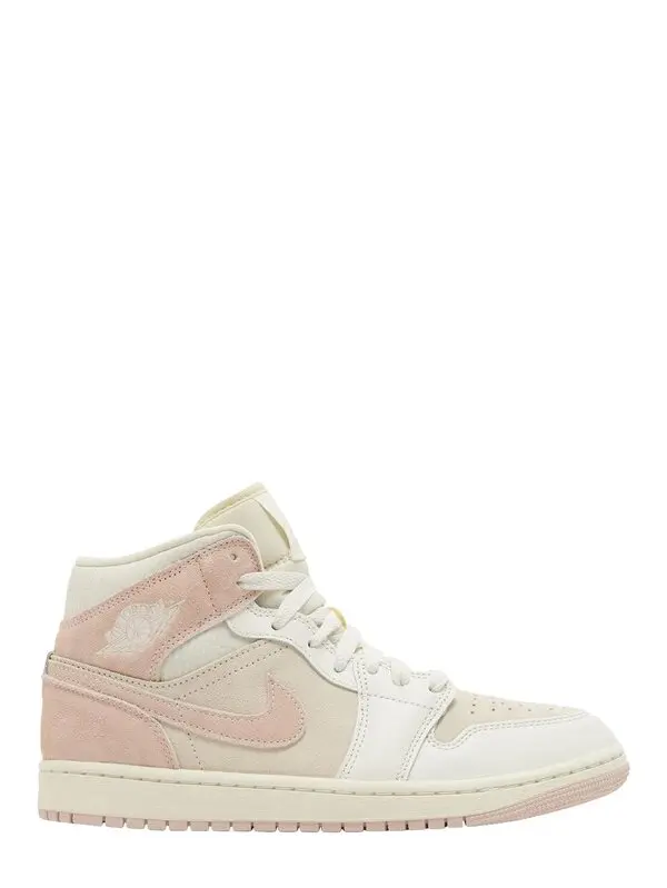 JORDAN 1 Mid Se 'seersucker' Sneakers - Cream