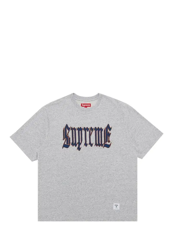 Supreme Old English Short-sleeve Top 'heather - Grey