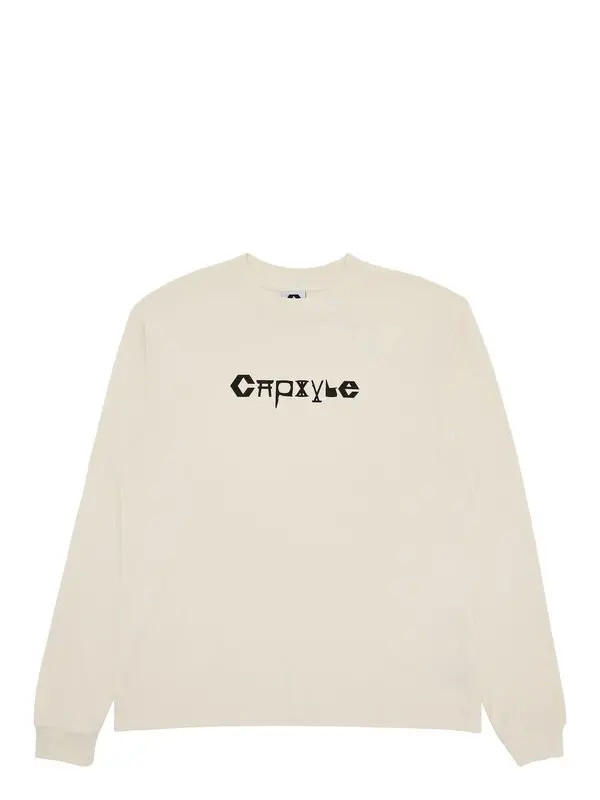 CAPSULE Herzog & De Meuron Objects Long-sleeve /black - Cream