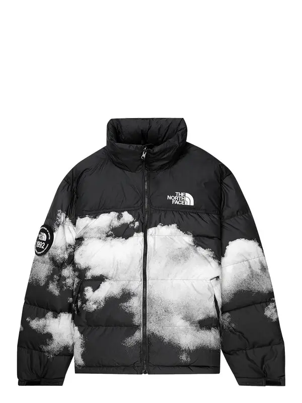 The North Face Printed 92 Retro Anniversary Nuptse Jacket - Black