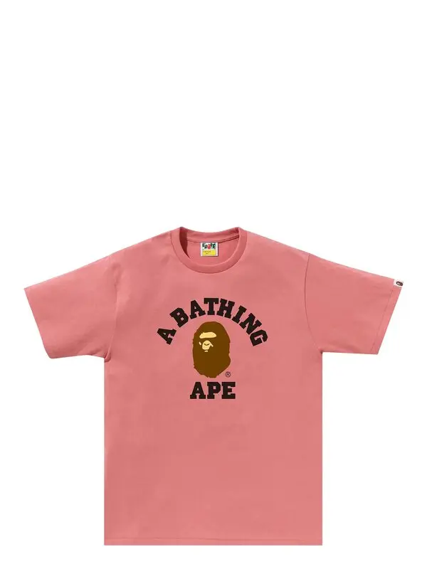 A BATHING APE College Tee - Pink