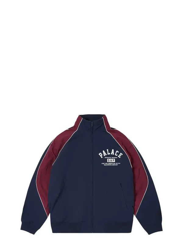 PALACE X Gap Nylon Track Top 'navy/red - Blue