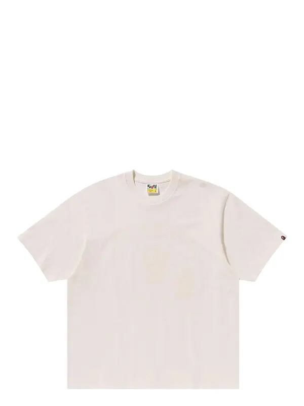 A BATHING APE Bathing Ape Relaxed Fit Tee 'ivory - Cream