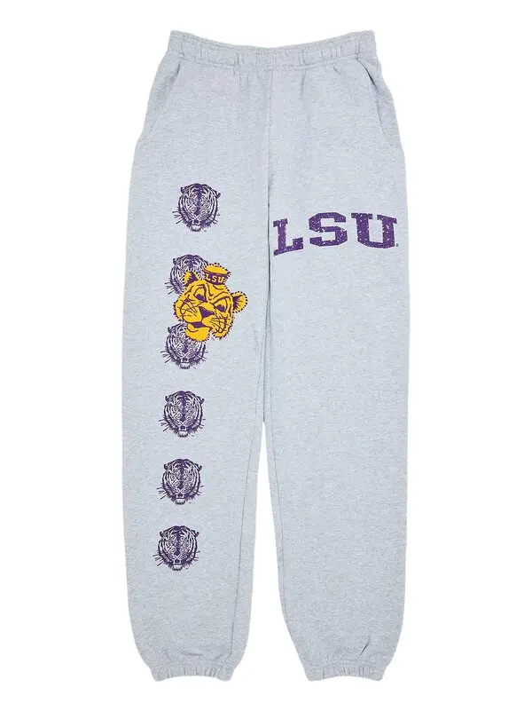 CACTUS JACK BY TRAVIS SCOTT X Mitchell & Ness Louisiana State University Sweatpants Heather - Grey
