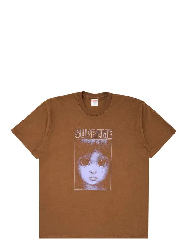 Supreme Margaret Keane Teardrop Tee - Brown