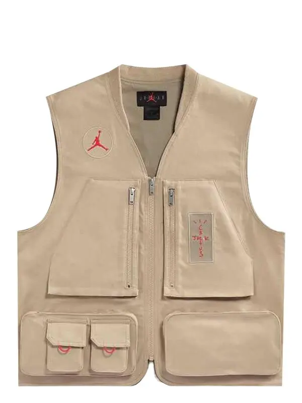 CACTUS JACK BY TRAVIS SCOTT X Jordan Utility Vest - Tan