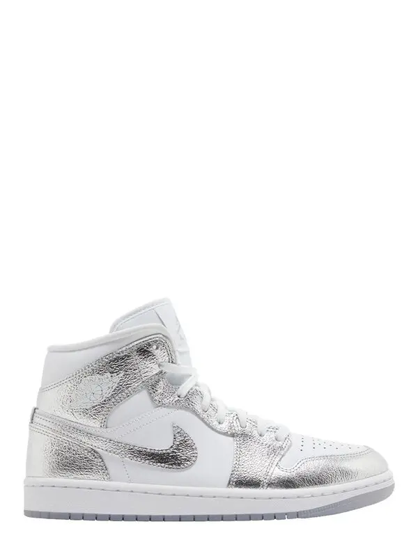 JORDAN 1 Mid Se Sneakers - Silver