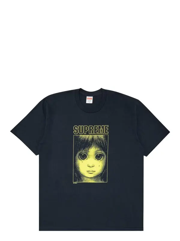 Supreme Margaret Keane Teardrop Tee 'navy - Blue
