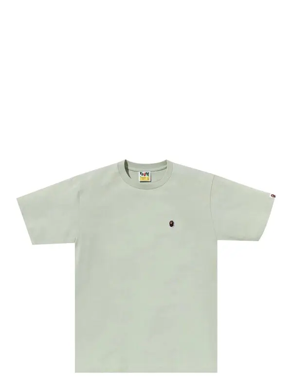 A BATHING APE Ape Head One Point Tee - Green