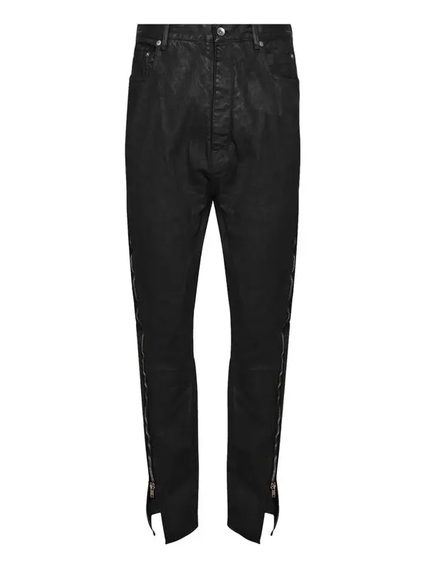 Rick Owens Denim Bolan Banana Pants - Black
