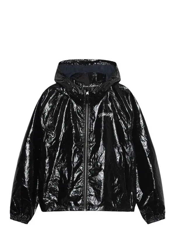 StÜssy Beach Shell Coated Ripstop - Black