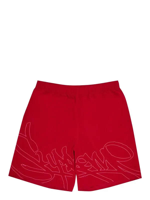 Supreme Tag Water Short - Red