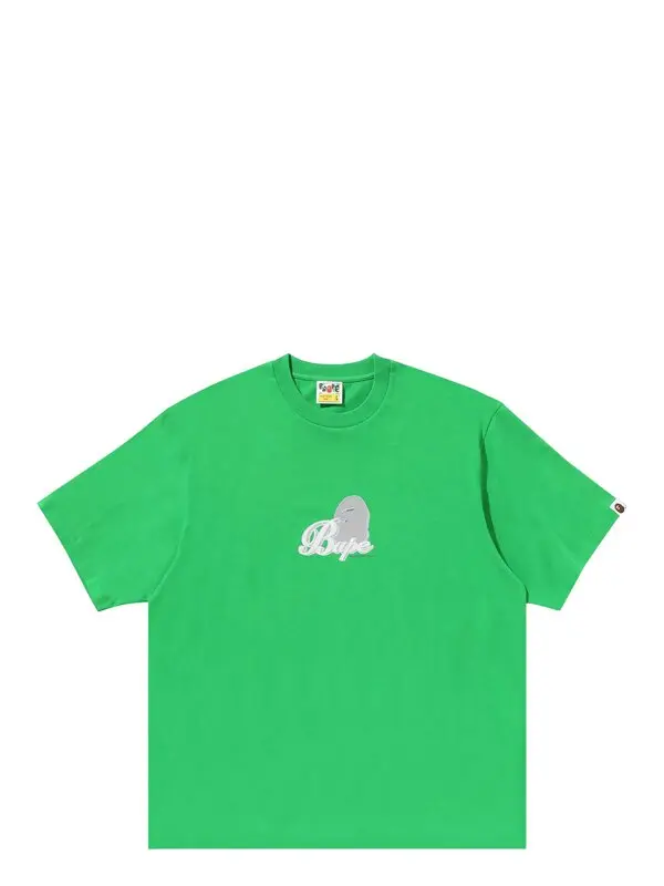 A BATHING APE 3d Art Ape Head Tee - Green