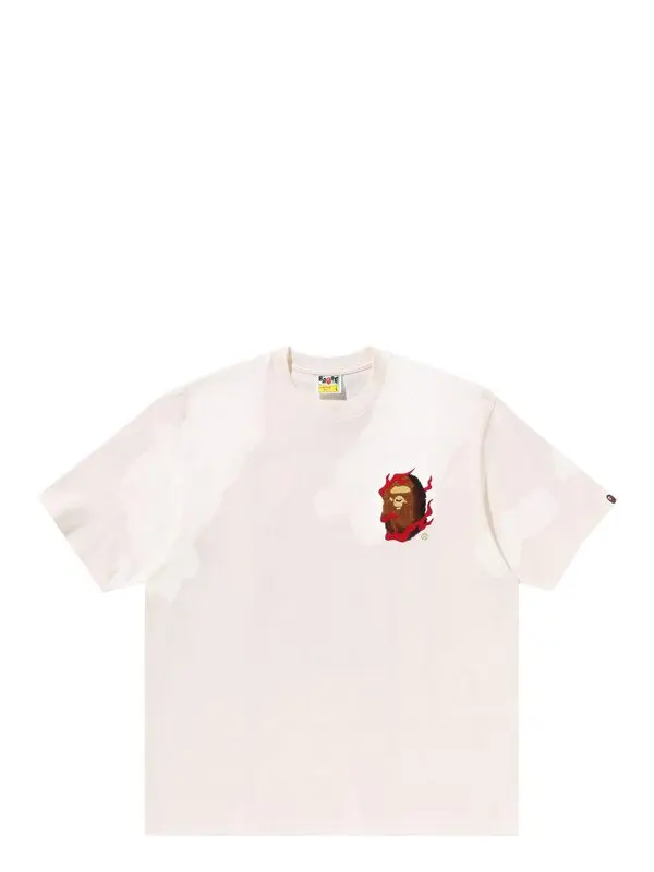 A BATHING APE Souvenir Relaxed Fit Tee 'ivory - Cream
