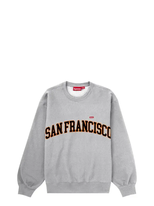 Supreme San Francisco Crewneck - Grey
