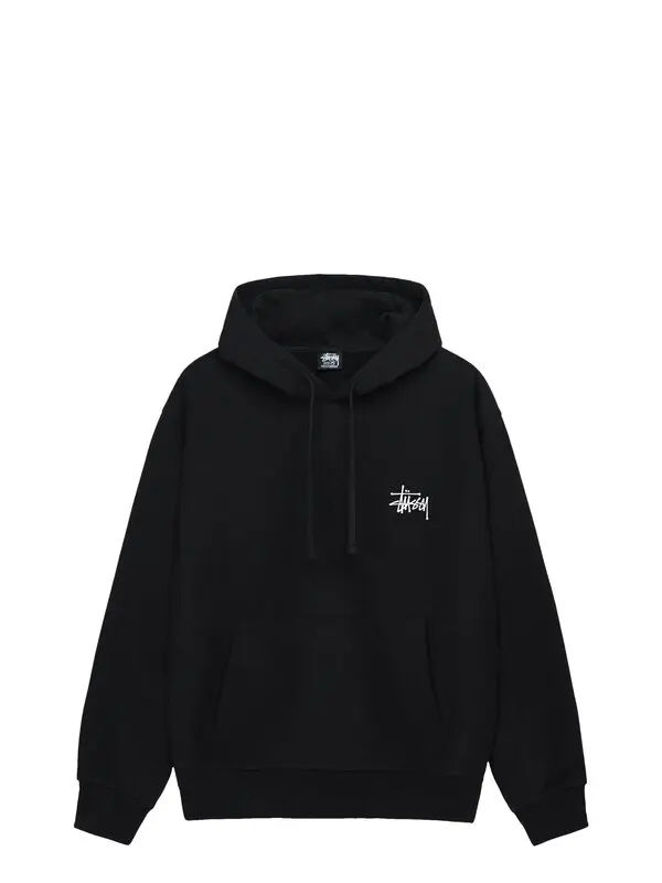 StÜssy Basic Hoodie - Black