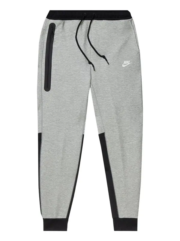 Nike Tech Fleece Sweatpants 'dark Heather/black/white - Grey
