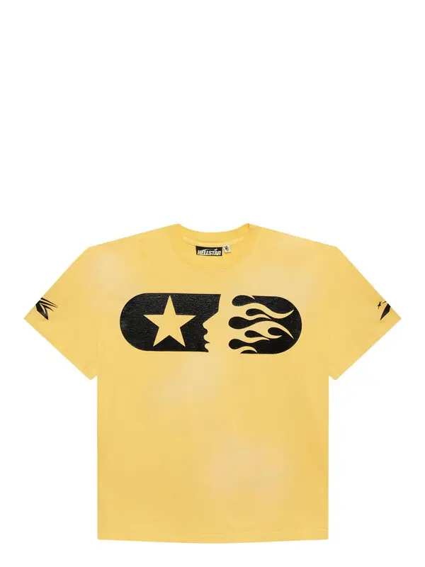 HELLSTAR Marathon T-shirt - Yellow