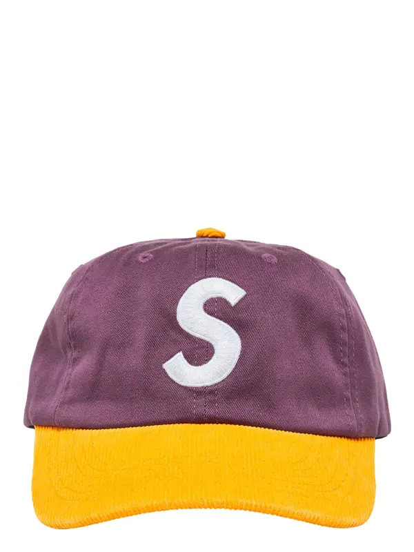 Supreme 2-tone S Logo 6-panel Cap - Purple