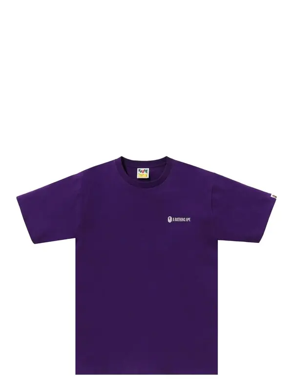 A BATHING APE Small Logo Tee - Purple