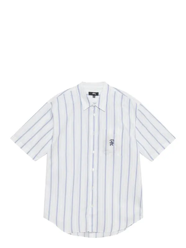 StÜssy Boxy Short-sleeve Shirt - White