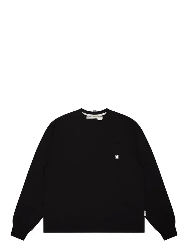 ADVISORY BOARD CRYSTALS Hologram Long-sleeve Tee - Black