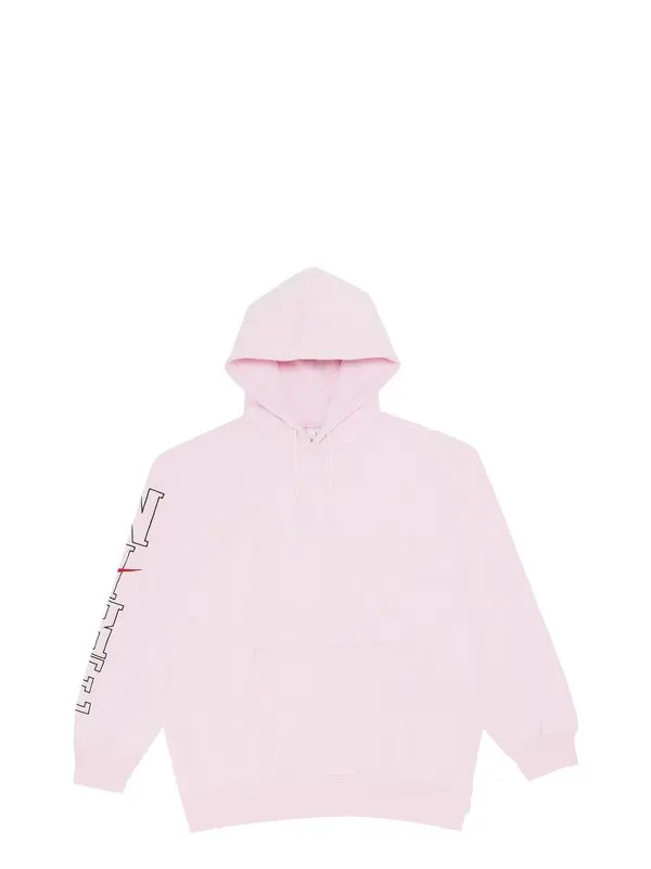 Supreme X Nike Hooded Sweatshirt - Pink