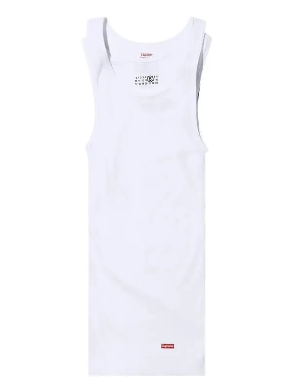 Supreme X Mm6 Maison Margiela Tagless Tank Top - White