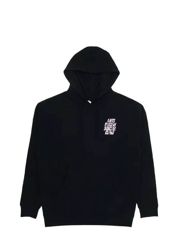 ANTI SOCIAL SOCIAL CLUB Blocked Pink Camo Hoodie - Black