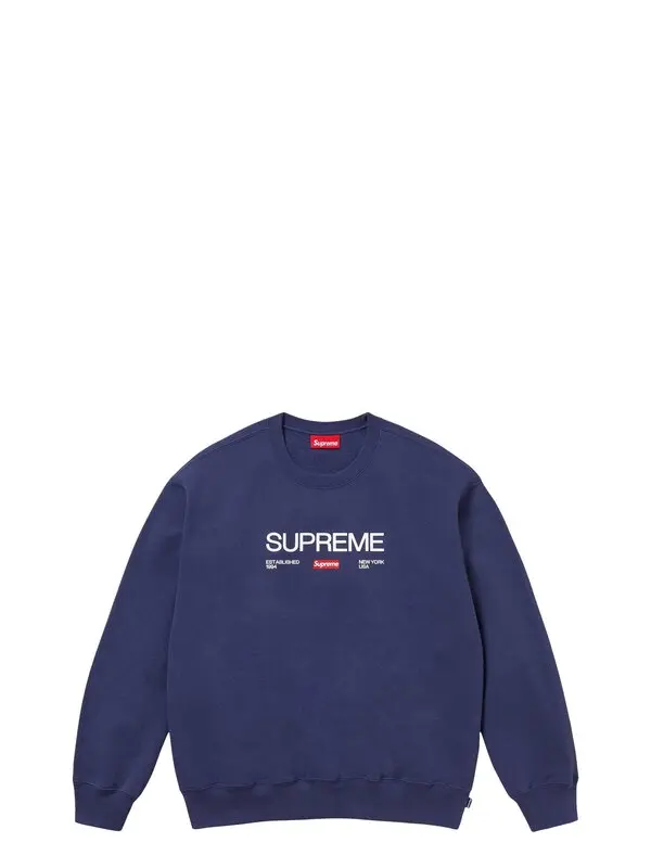 Supreme Established Crewneck - Blue