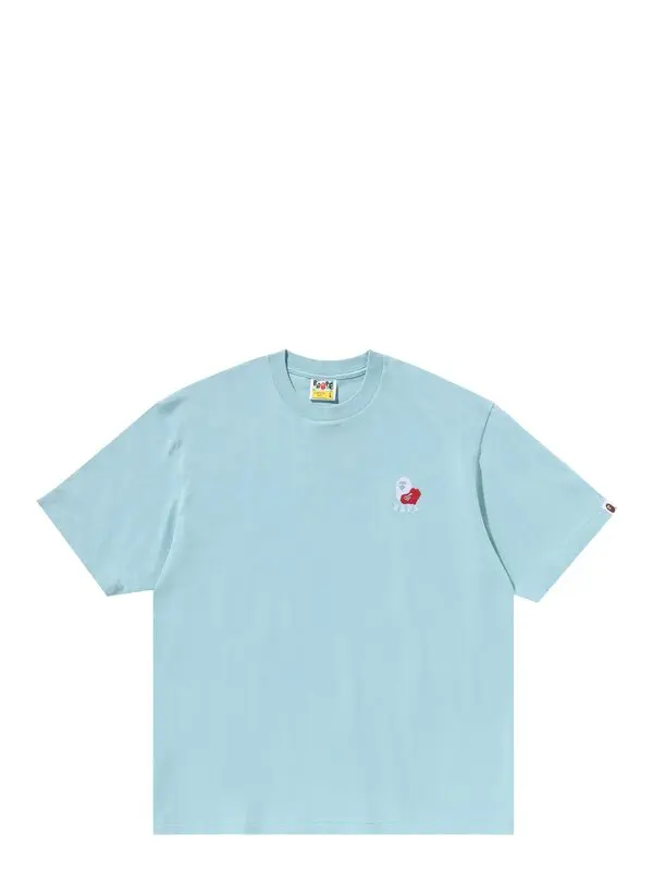 A BATHING APE Ape Head Relaxed Fit Tee - Blue