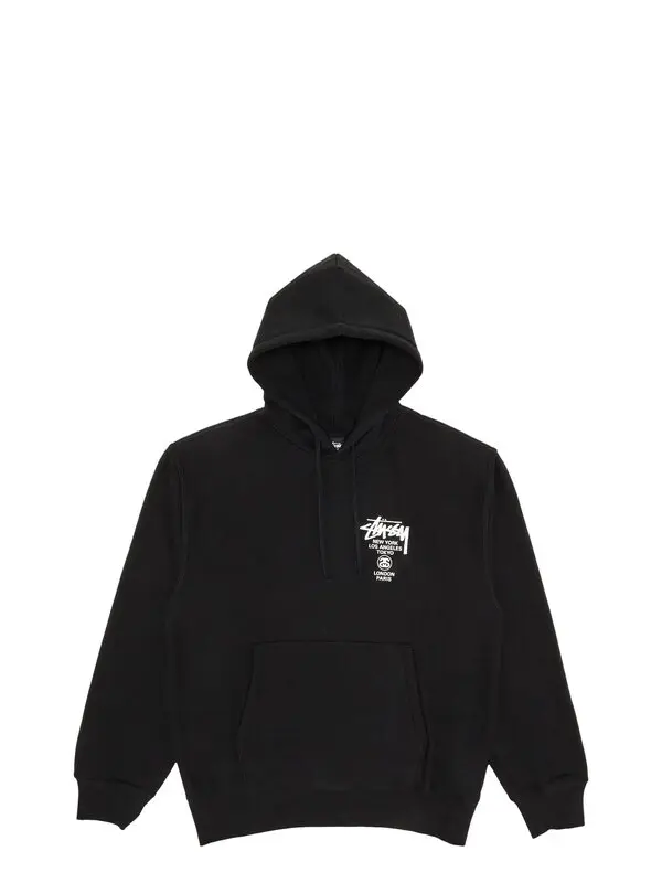 StÜssy World Tour Hood - Black