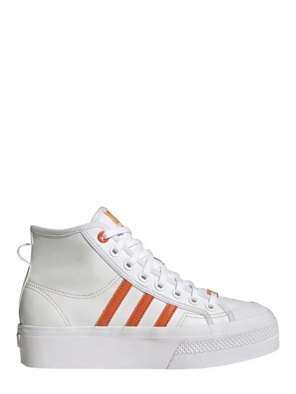 Adidas Nizza Platform Mid Vegan Sneakers - White