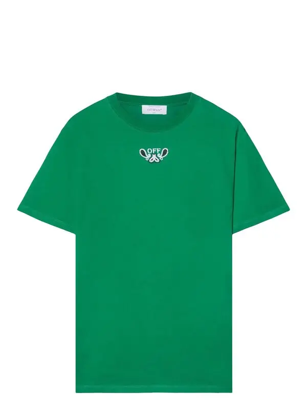 Off-White Bandana Arrow Slim Short-sleeve T-shirt - Green