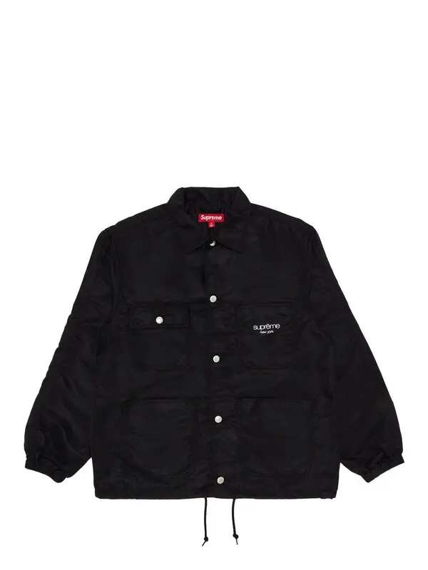 Supreme Nylon Chore Coat - Black