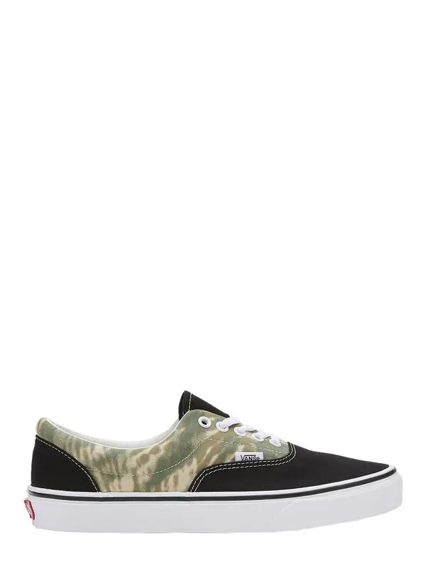 VANS Era Woodland Wash Black Sneakers - Green