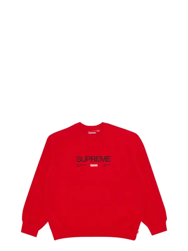 Supreme Established Crewneck - Red