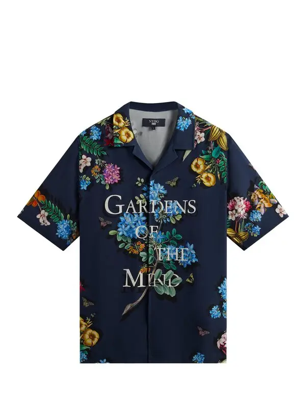 Kith X New York Botanical Gardens Gardens Of The Mind Thompson Shirt - Blue