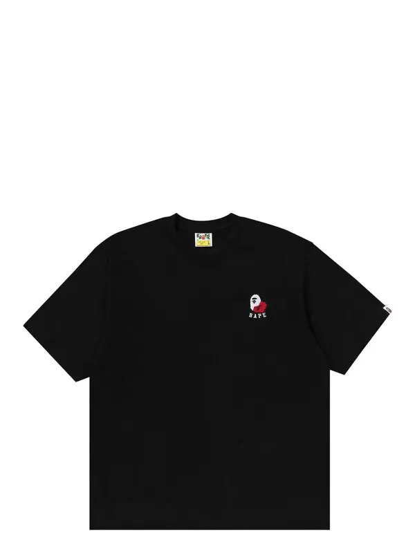 A BATHING APE Ape Head Relaxed Fit Tee - Black