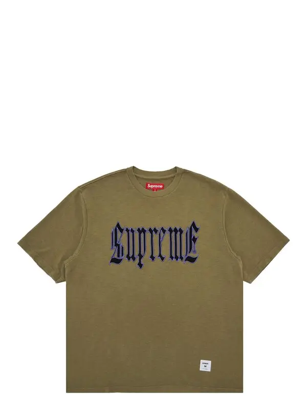 Supreme Old English Short-sleeve Top 'olive - Green