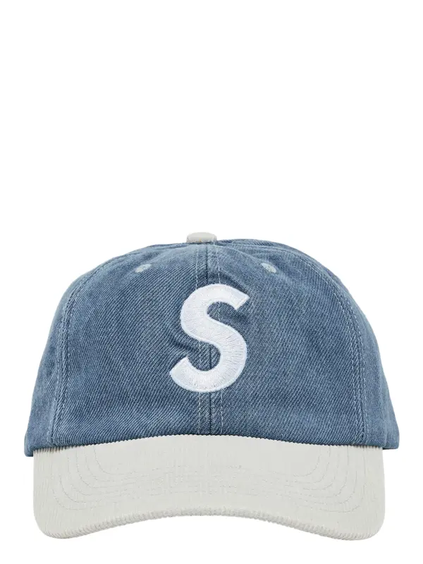 Supreme 2-tone S Logo 6-panel Hat - Blue