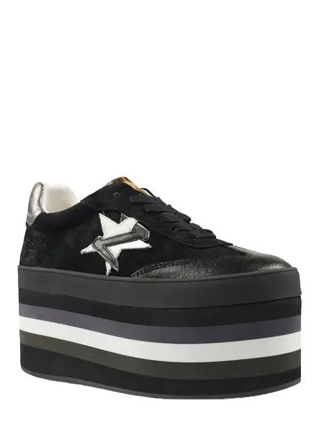 ZIGI Breelynn Platform Sneakers - Black Suede
